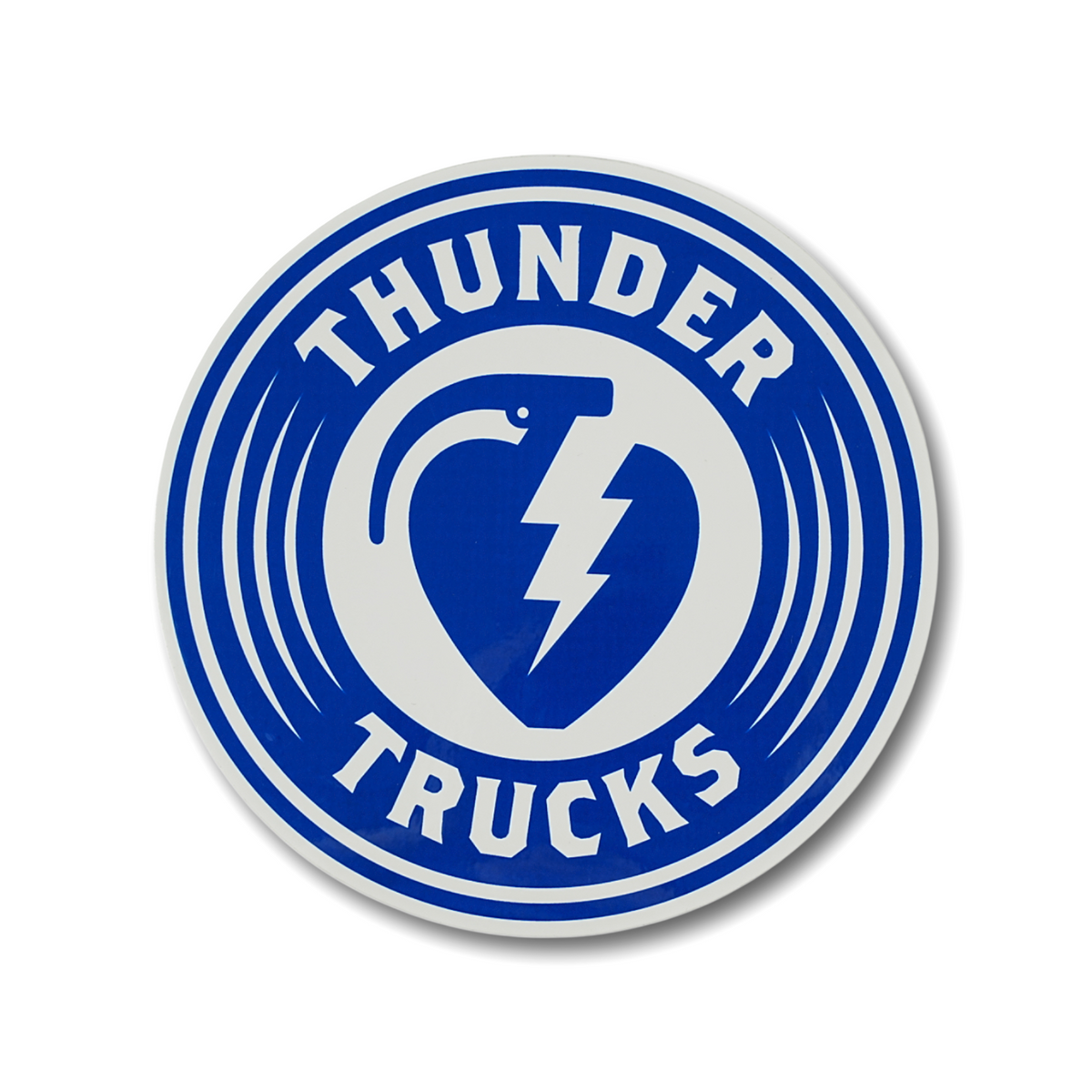 THUNDER STICKER ブルー – Leapsskateboarding